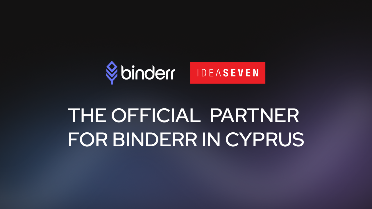IDEASEVEN DIGITAL - Ideaseven Named Official Partner for Binderr in Cyprus